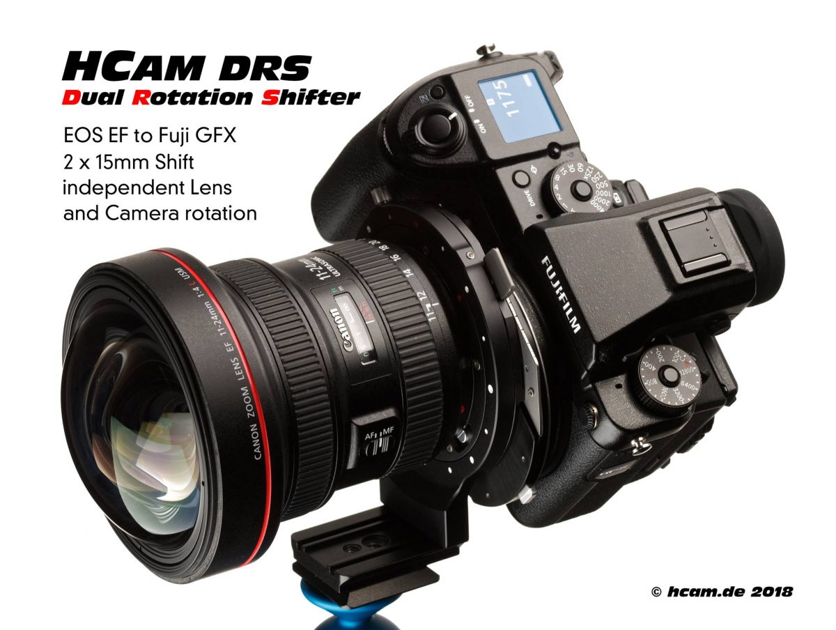 HCam DRS Shiftadapter for GFX - Fuji Addict