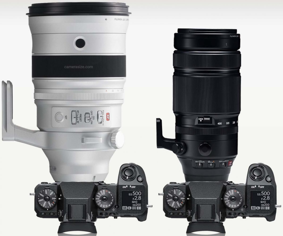 Fujinon XF200mm f/2 v Canon EF 300mm f/2.8L IS USM v Sigma 300mm f/2.8 ...