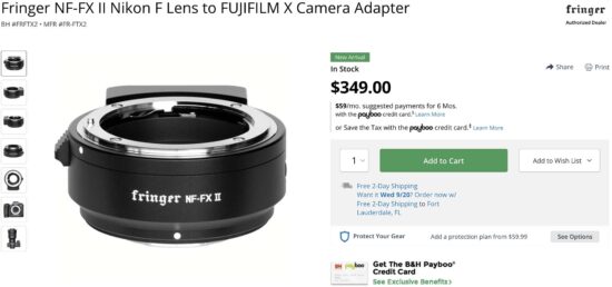 Fringer NF-FX II Now Available - Fuji Addict