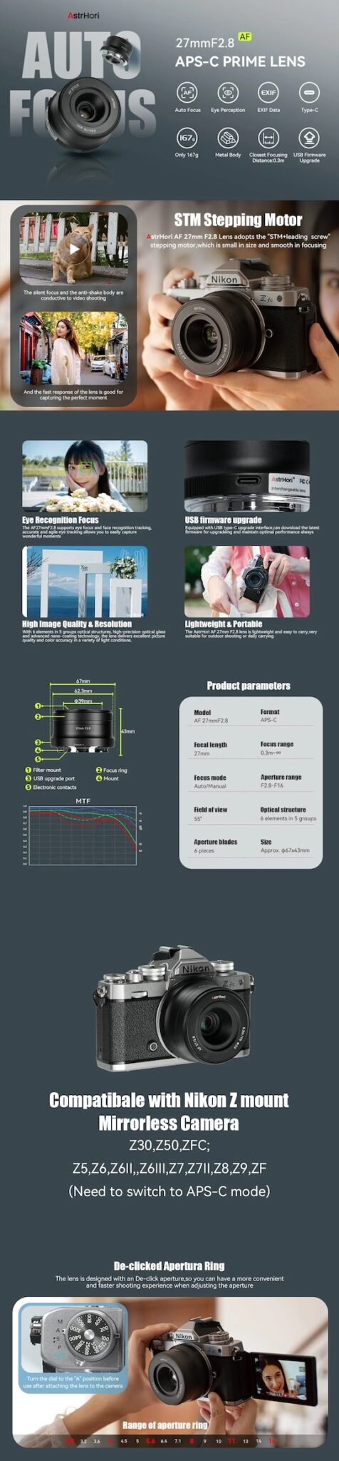 More AstrHori AF 27mm f/2.8 Details - Fuji Addict