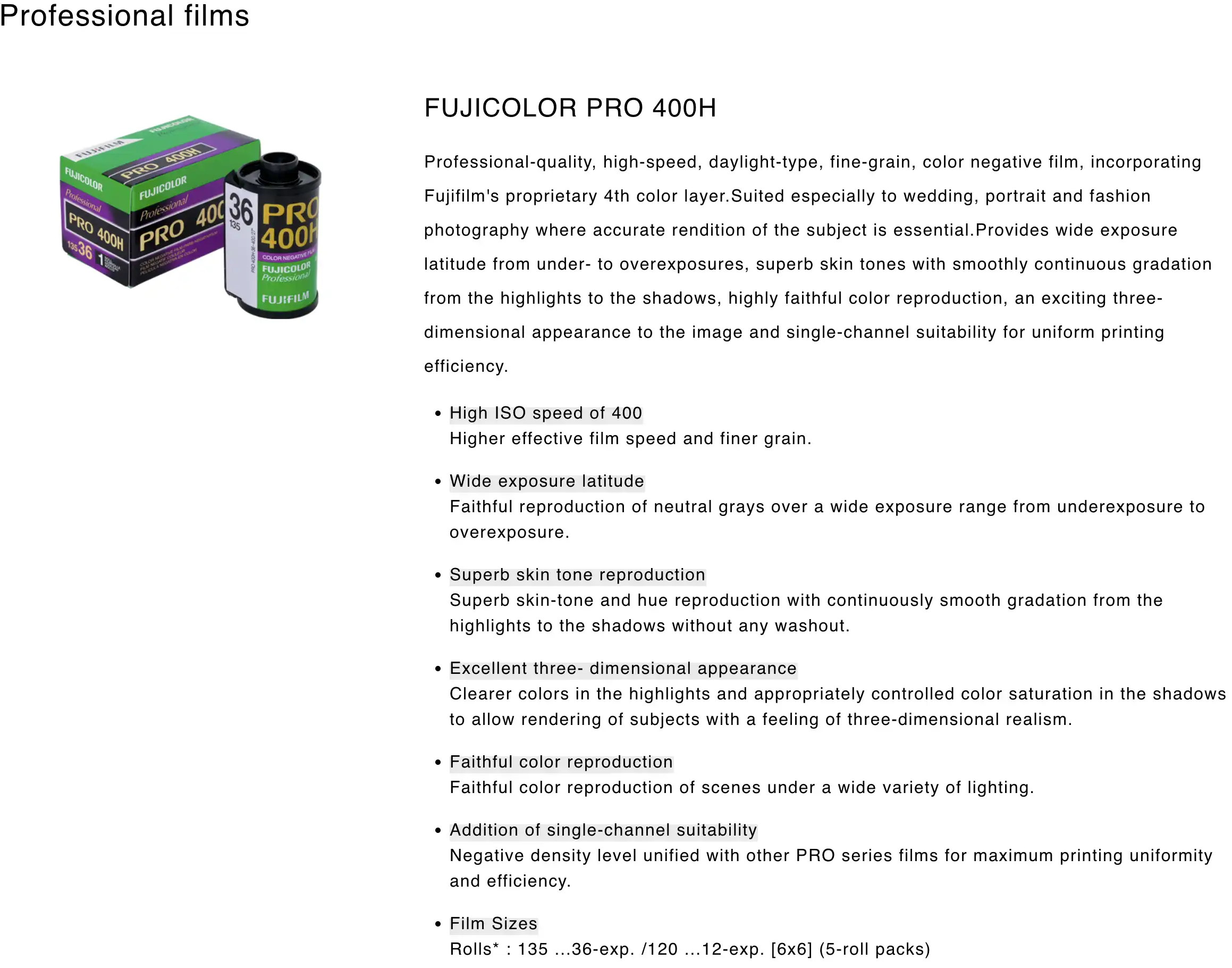Fujifilm FUJICOLOR SUPERIA X-TRA400 and FUJICOLOR PRO 400H Were Listed and Delisted Again - Fuji ...