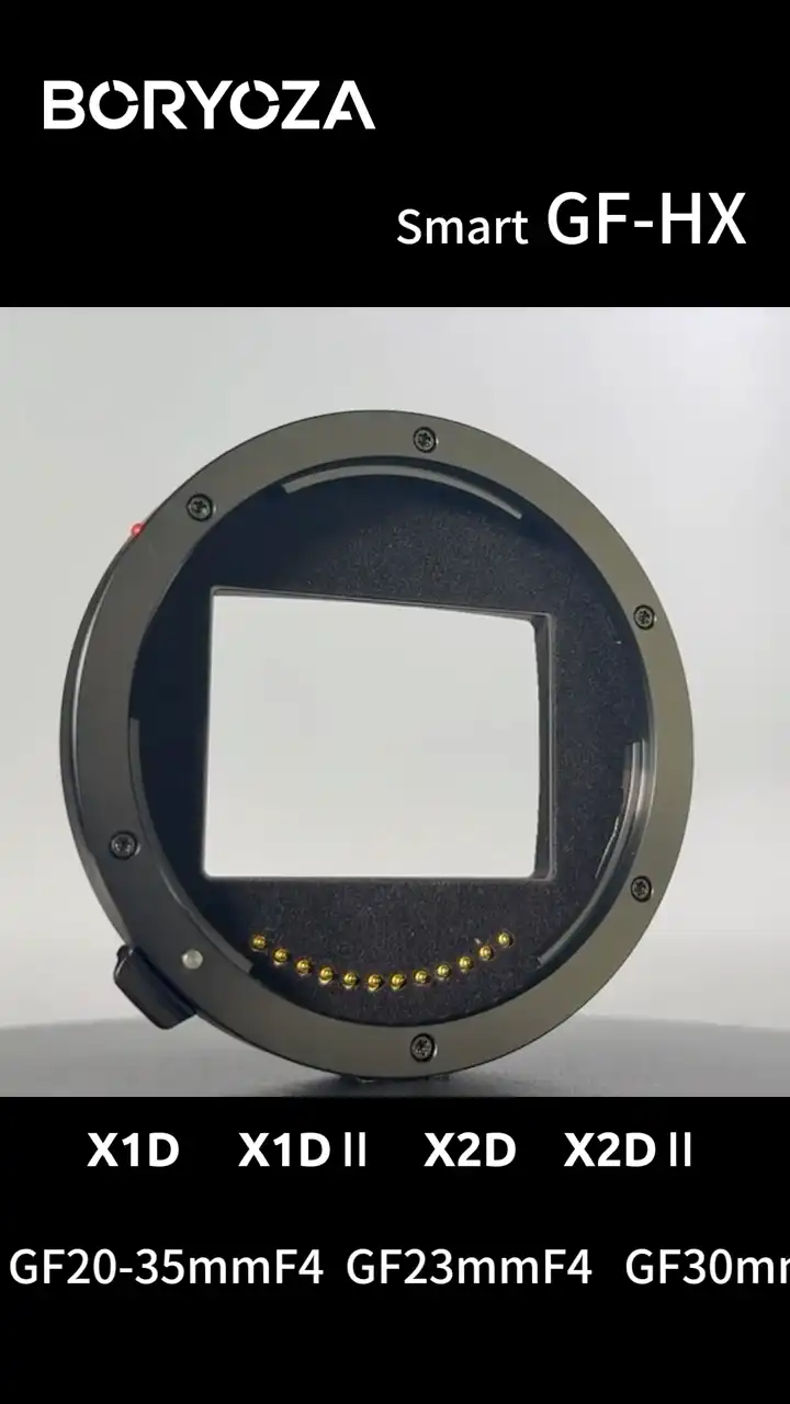 New BORYOZA Smart GF-HX Fujinon GF to Hasselblad X Adapter - Fuji Addict